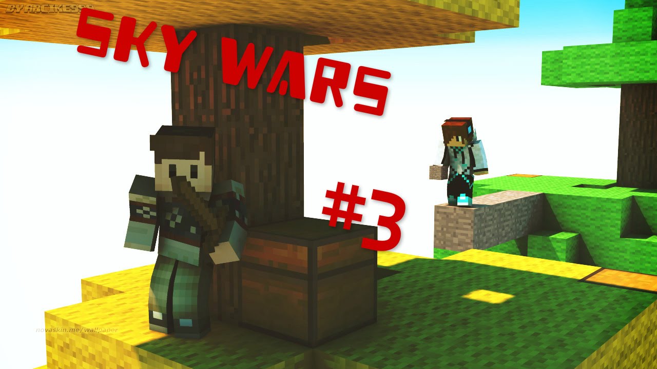 Minecraft Sky Wars #3 Server novo!?!? Continuamos a destruilos EHEHE :D ...