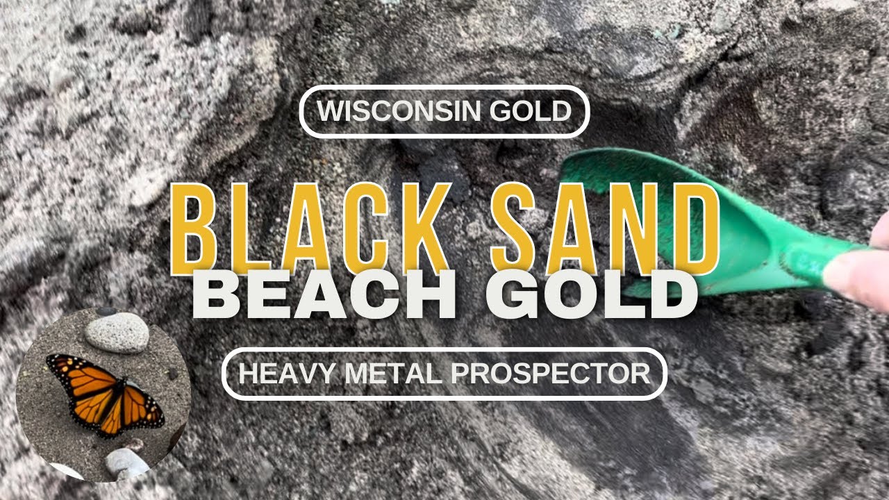 Black Sand Beach Gold - Heavy Metal Prospector - YouTube
