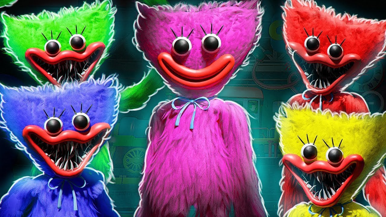 ENFRENTEI MUITOS HUGGY WUGGYS COLORIDOS - Poppy Playtime 2 - YouTube