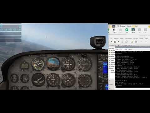 X-Plane 11 UDP Data Output to Raspberry Pi - YouTube