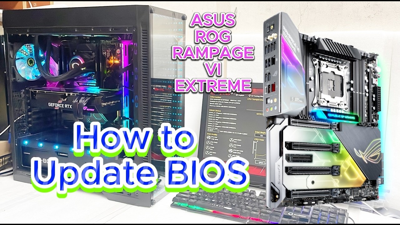 How to Update BIOS on ASUS ROG RAMPAGE VI EXTREME via UEFI BIOS Utility ...