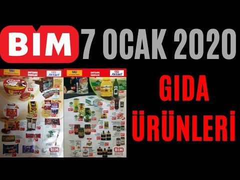 BİM 7 OCAK 2020 AKTÜEL ÜRÜNLER KATALOĞU | GIDA ÜRÜNLERİ | BİM İNDİRİM | BİM KAMPANYA |  (Bim Aktüel)
