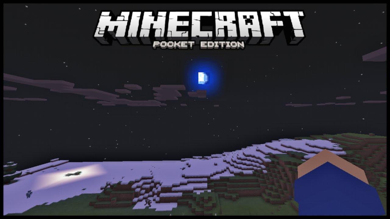 We Saw a Blue Moon on this Seed | Minecraft PE - YouTube