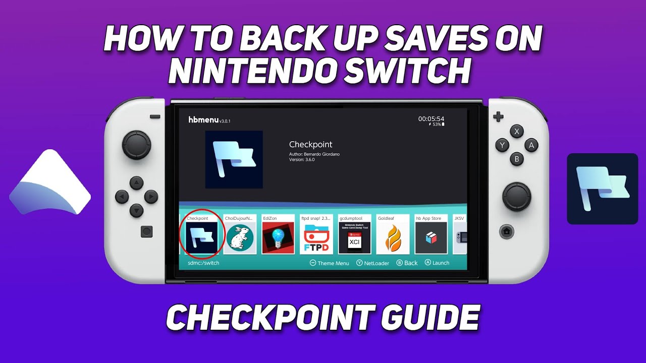 How To Back Up Saves On Nintendo Switch (Checkpoint Guide) - YouTube