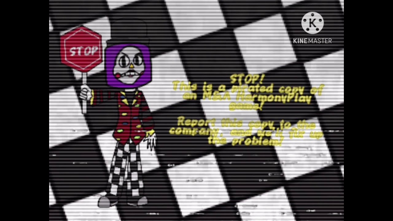 Harmony and Horror Anti-Piracy Screen (FAN-MADE) - YouTube
