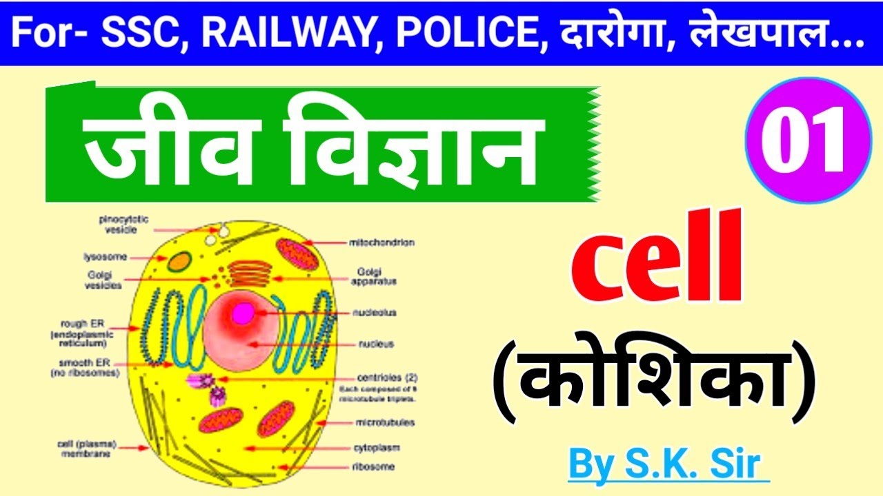 Cell||koshika||first part of cell||biology by s.k.sir|द्रोणवाणी - YouTube