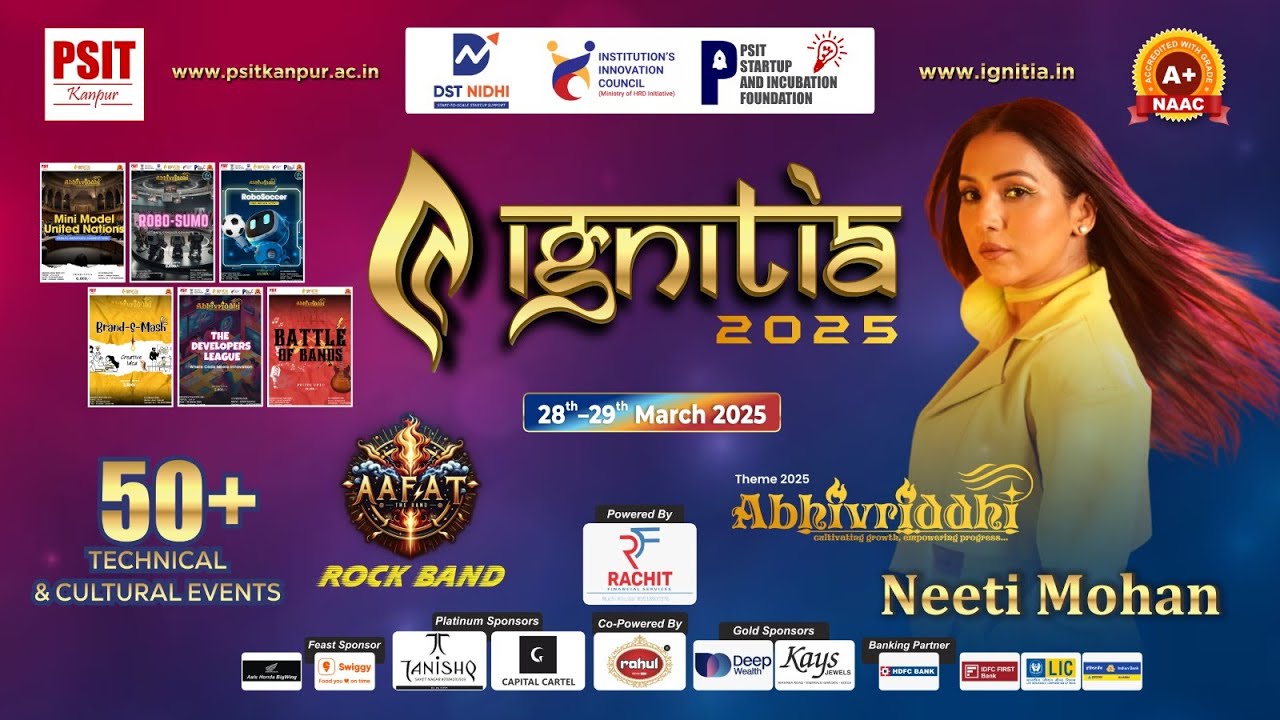 Ignitia 2025 at PSIT Kanpur day 2 - YouTube