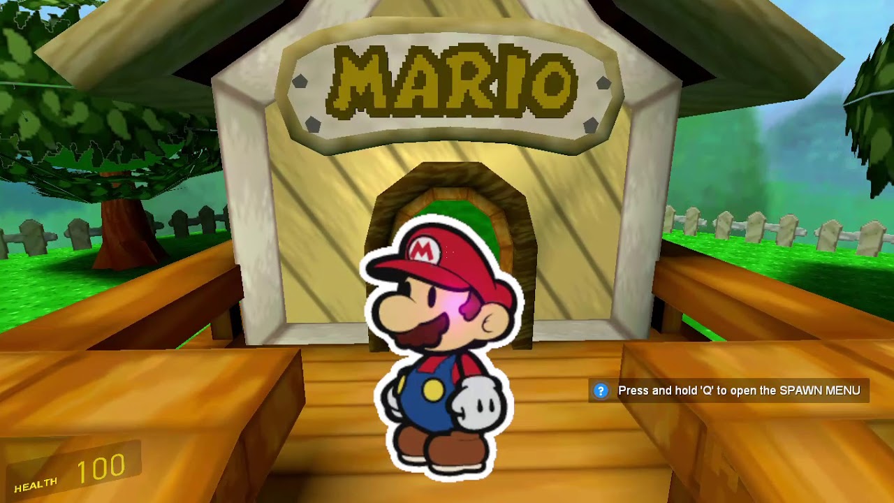 [2DPM] Paper Mario Addon - GMOD - YouTube
