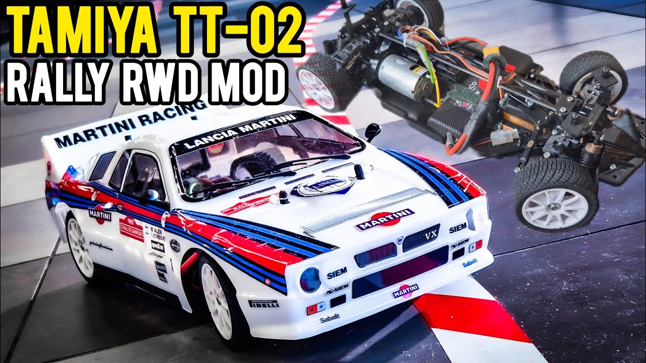 TAMIYA TT-02 Amazing RWD Conversion | Rally Spec - YouTube