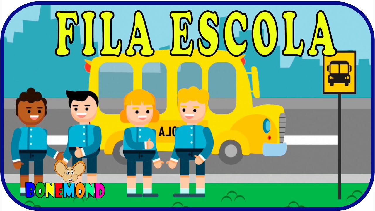 Formação de Fila na Escola | Canção Educativa Infantil 🎶 - Bonemond ...