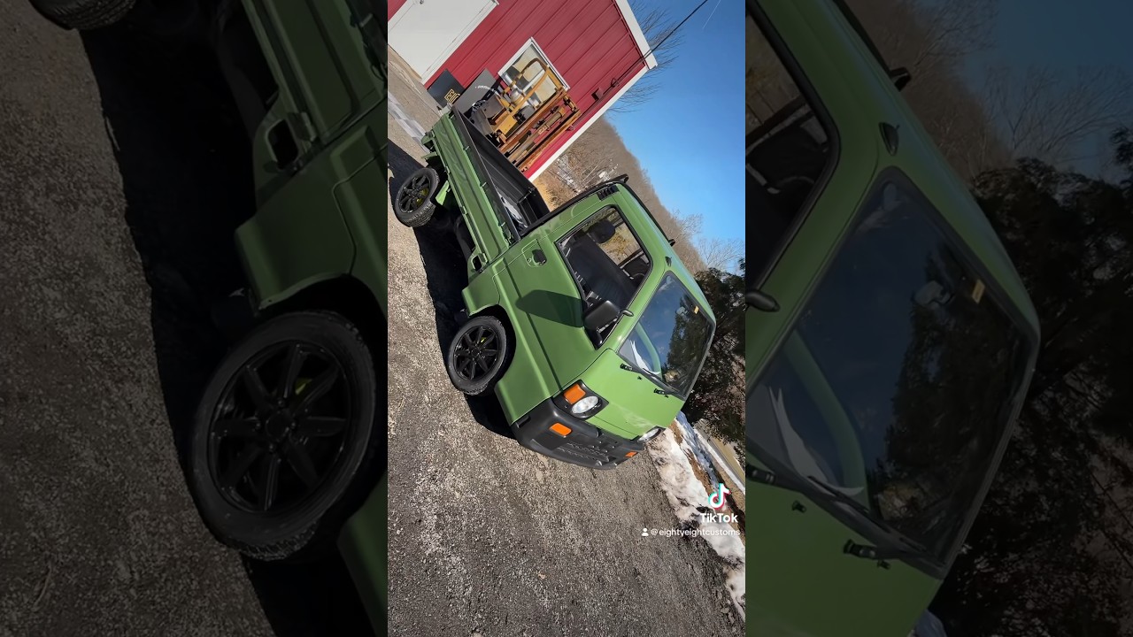 Subaru Sambar Kei Truck Custom Painted! #paint #subaru #sambar # ...