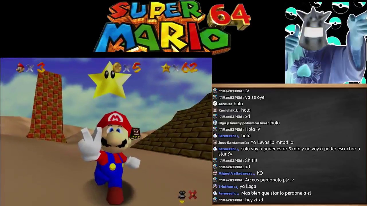 @STARMAN_DX1 JUEGA SUPER MARIO 64 parte 3 ¡YA VAMOS A LA MITAD! # ...