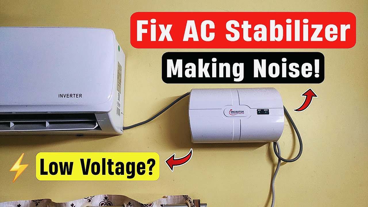 Fix AC Stabilizer Making Noise!⚡ - YouTube