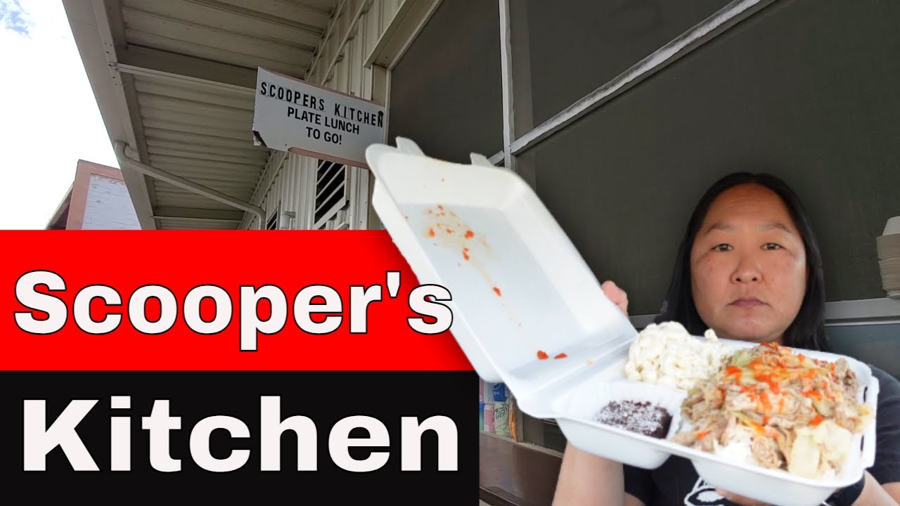 CHEAP BIG MINI PLATE LUNCHES @ Scooper's Kitchen Waipahu, Hawaii ...