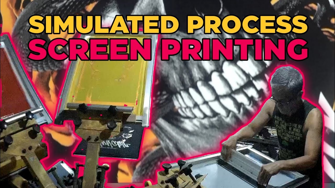 Simulated Process Screen Printing | For Local Clothing Line | Maestro ...