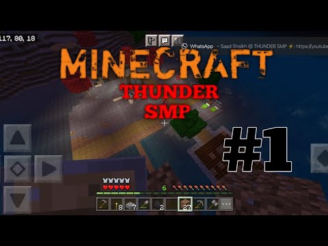 Minecraft || New Thunder Smp Entry Season 1 Day 1 || #minecraft # ...