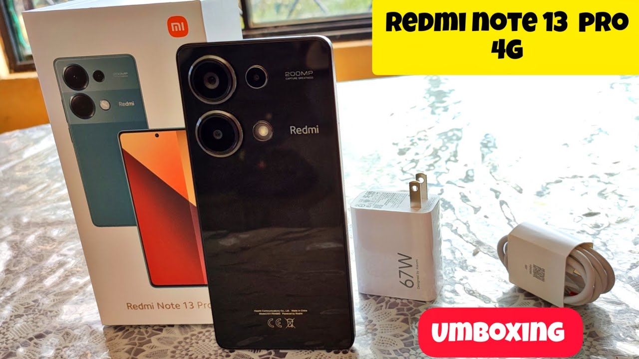UNBOXING Redmi note 13 pro 4g - YouTube
