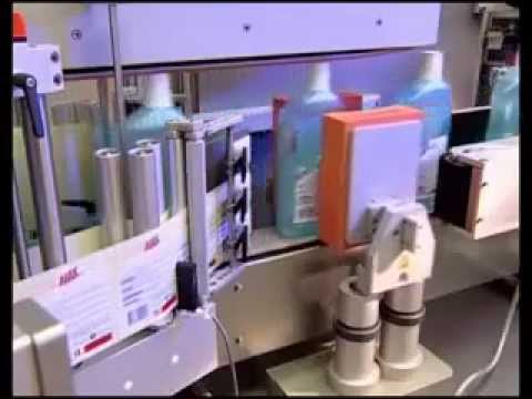 Two side Bottle Labeler machine , Two side - Front and back labelling machine - YouTube