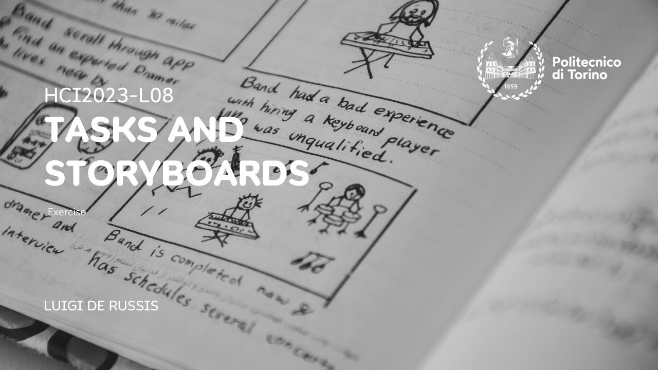 HCI2023-L08: Exercise on Tasks and Storyboards - YouTube