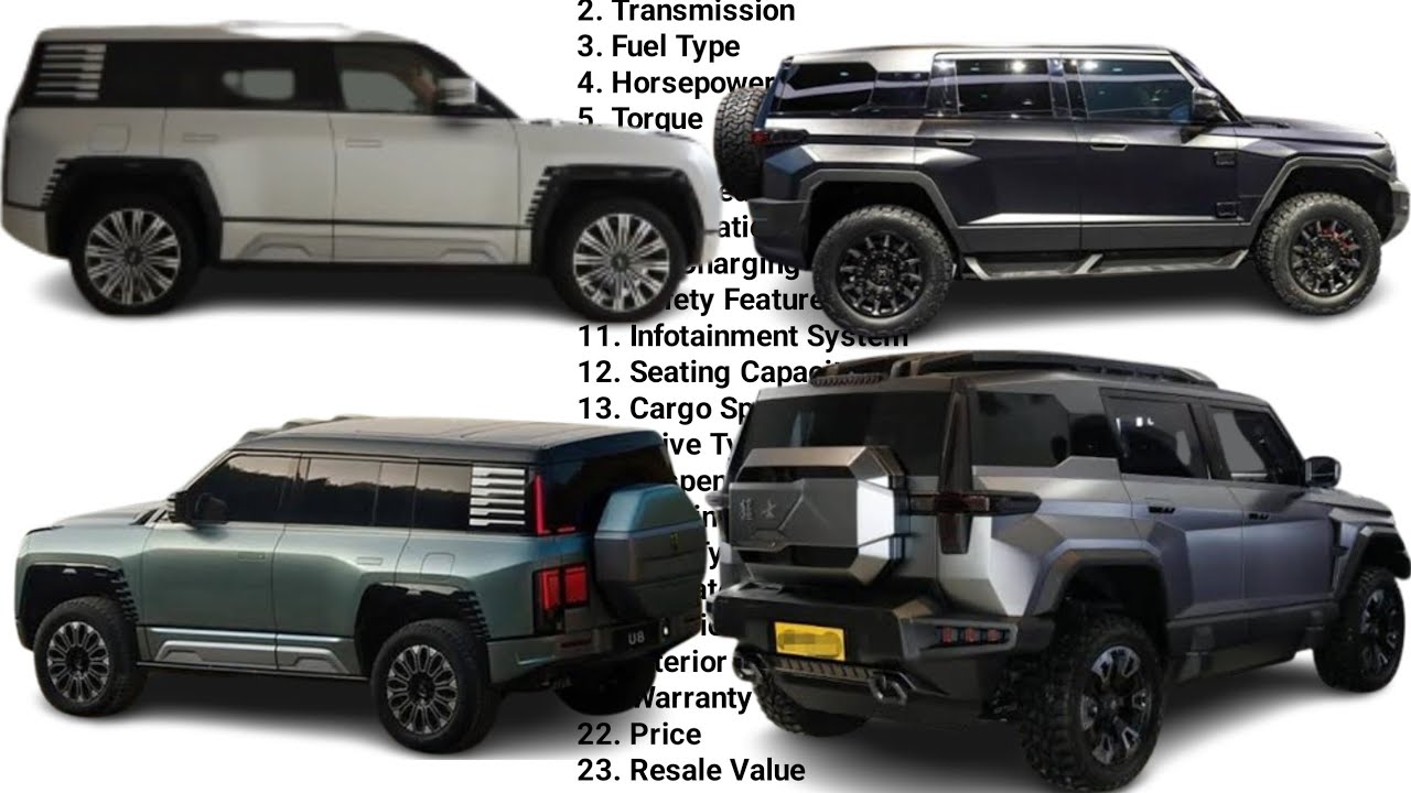 New BYD Yangwang U8 vs Dongfeng M Hero 917 Luxury vs Power! - YouTube