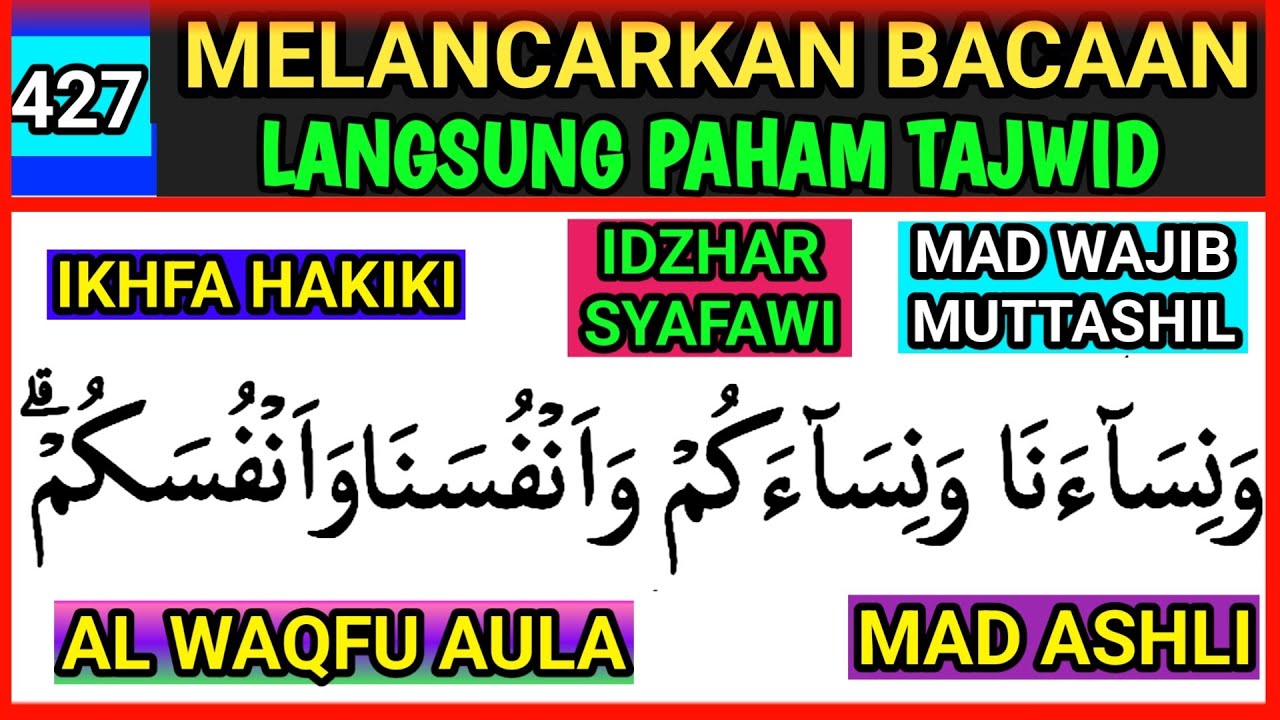 CARA MUDAH MEMAHAMI TAJWID ALQURAN | Belajar Tajwid Lengkap & Cepat ...