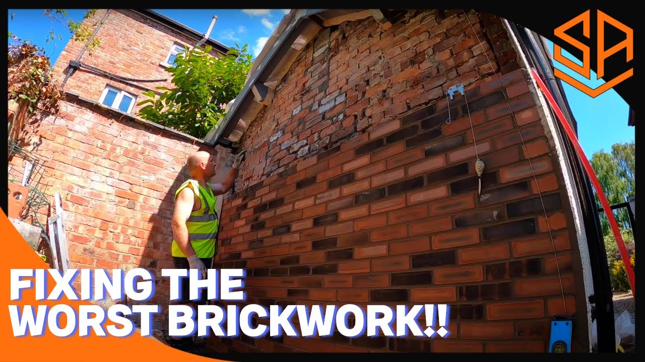 WORST BRICKWORK EVER !MADE GOOD - YouTube