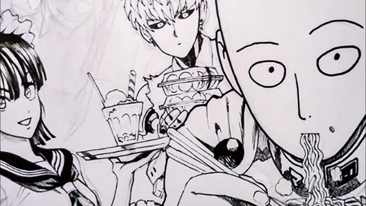Yusuke Murata - Live drawing #85 He is inking an illustration ! - YouTube