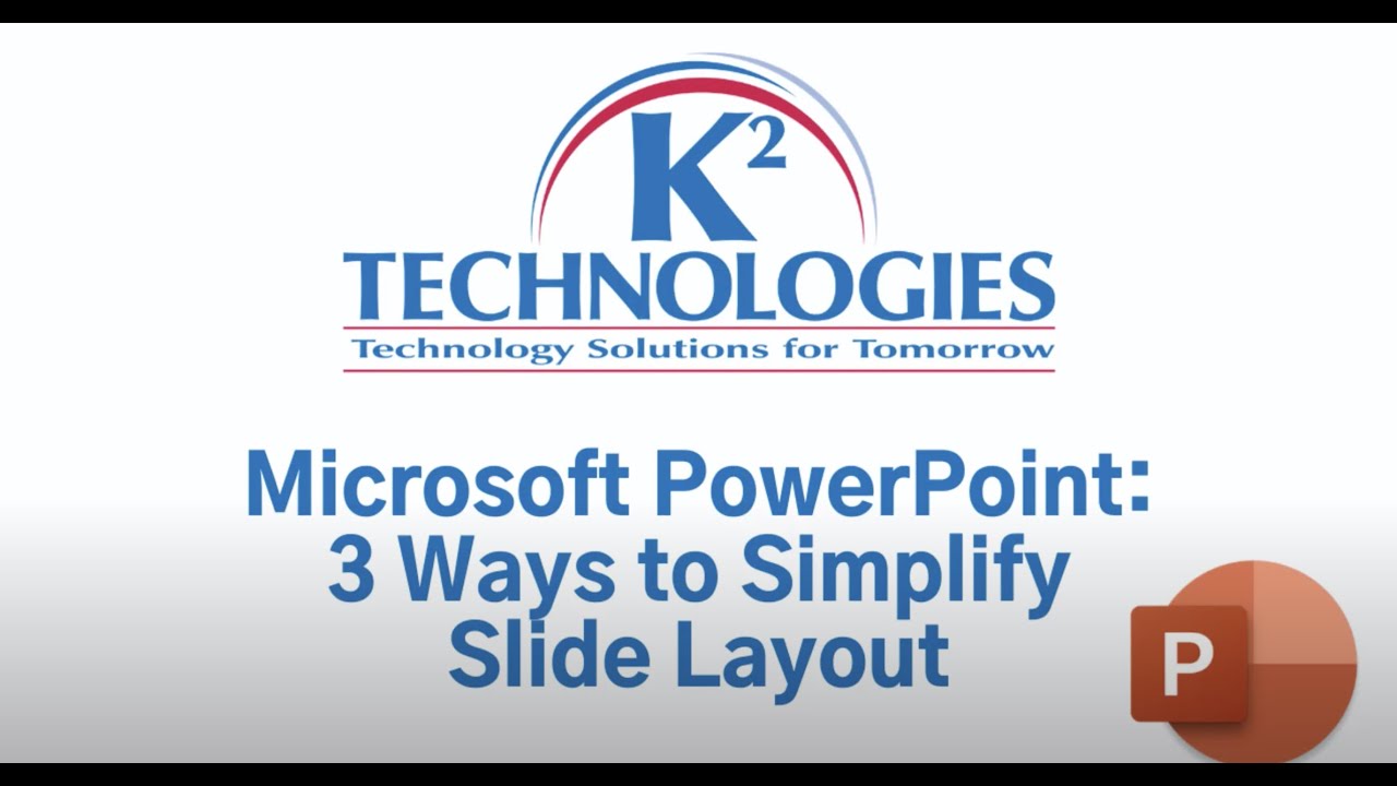 3 Ways To Simplify Slide Layout With Microsoft PowerPoint - YouTube