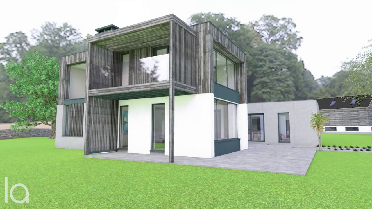 3D Modelling House Walkthrough - YouTube