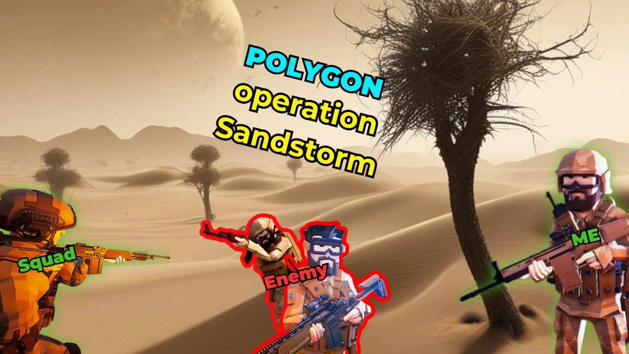 Tranquil Sandstorm Match | Peaceful Polygon Gameplay with Friends | No ...