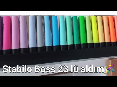 Stabilo Boss 23'lü Set Açılımı | Kalemisteyamı? *Ürün linki açıklamada ...