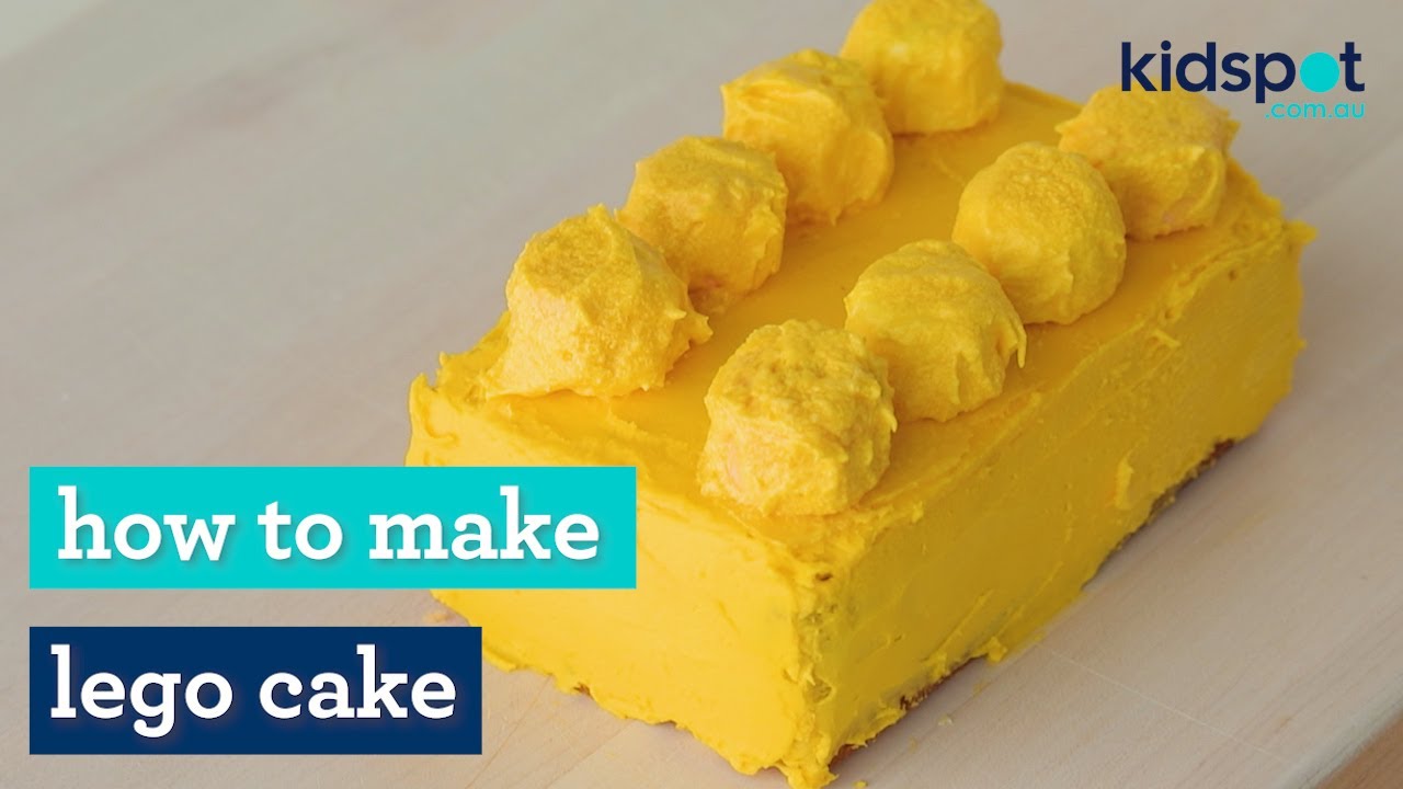 Easy Lego Cake | Kids Party Food Recipes | Kidspot - YouTube