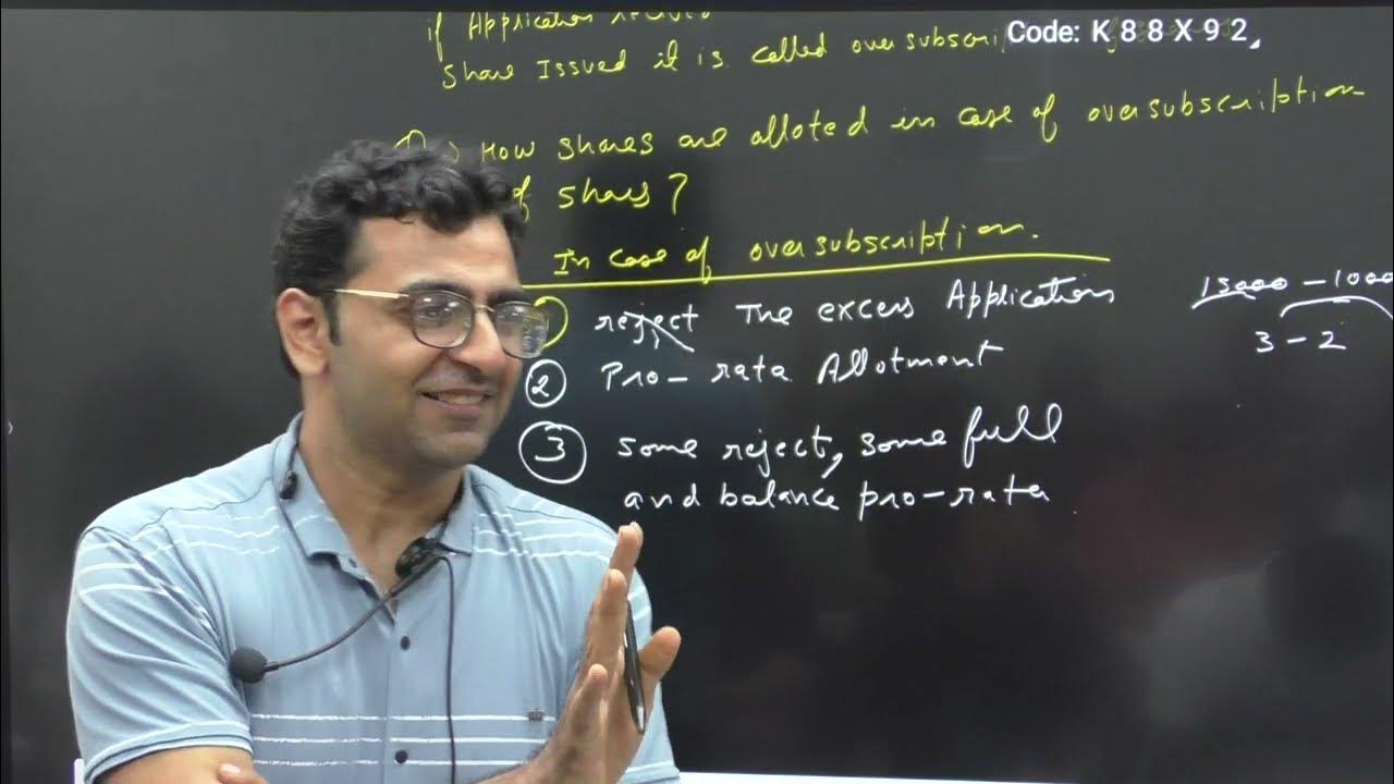 issue of shares c2(ii) - YouTube