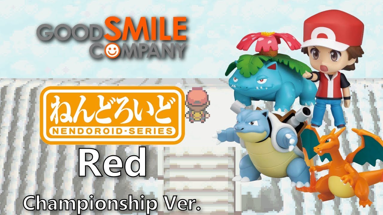 Pokémon Nendoroid Review: Trainer Red Champion Ver. - YouTube