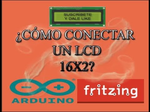 Cómo conectar un LCD 16X2 - Simulación Fritzing - YouTube