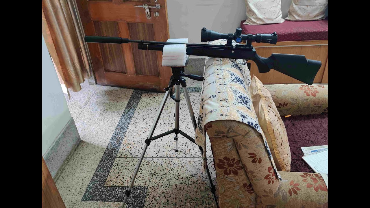 LOW COST SHOOTING REST,RIFLE STAND FOR PCP AIR RIFLES PX 100 - YouTube