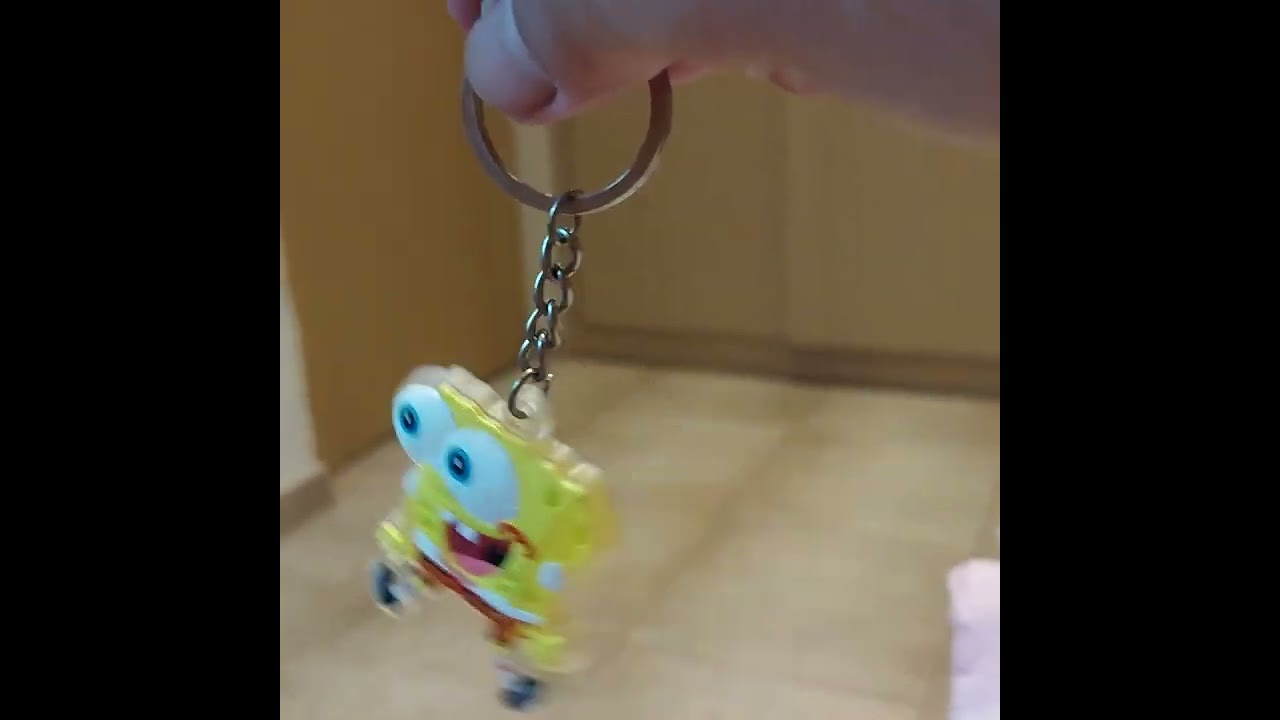 Most Satisfying my super cute Spongebob key holder#shorts#youtubeshorts ...
