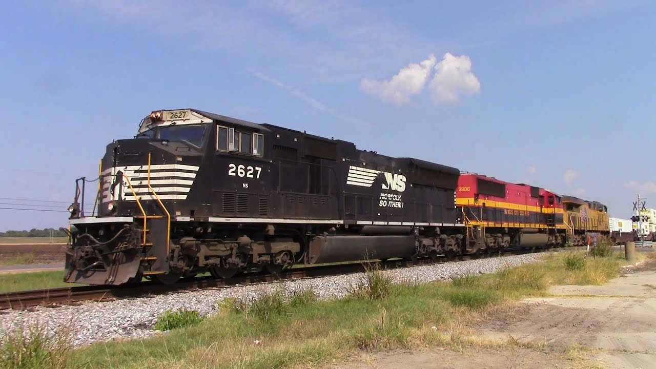 KCS Manifest & Intermodal At Vicksburg, MS and Delta, LA on 9-6-15 ...