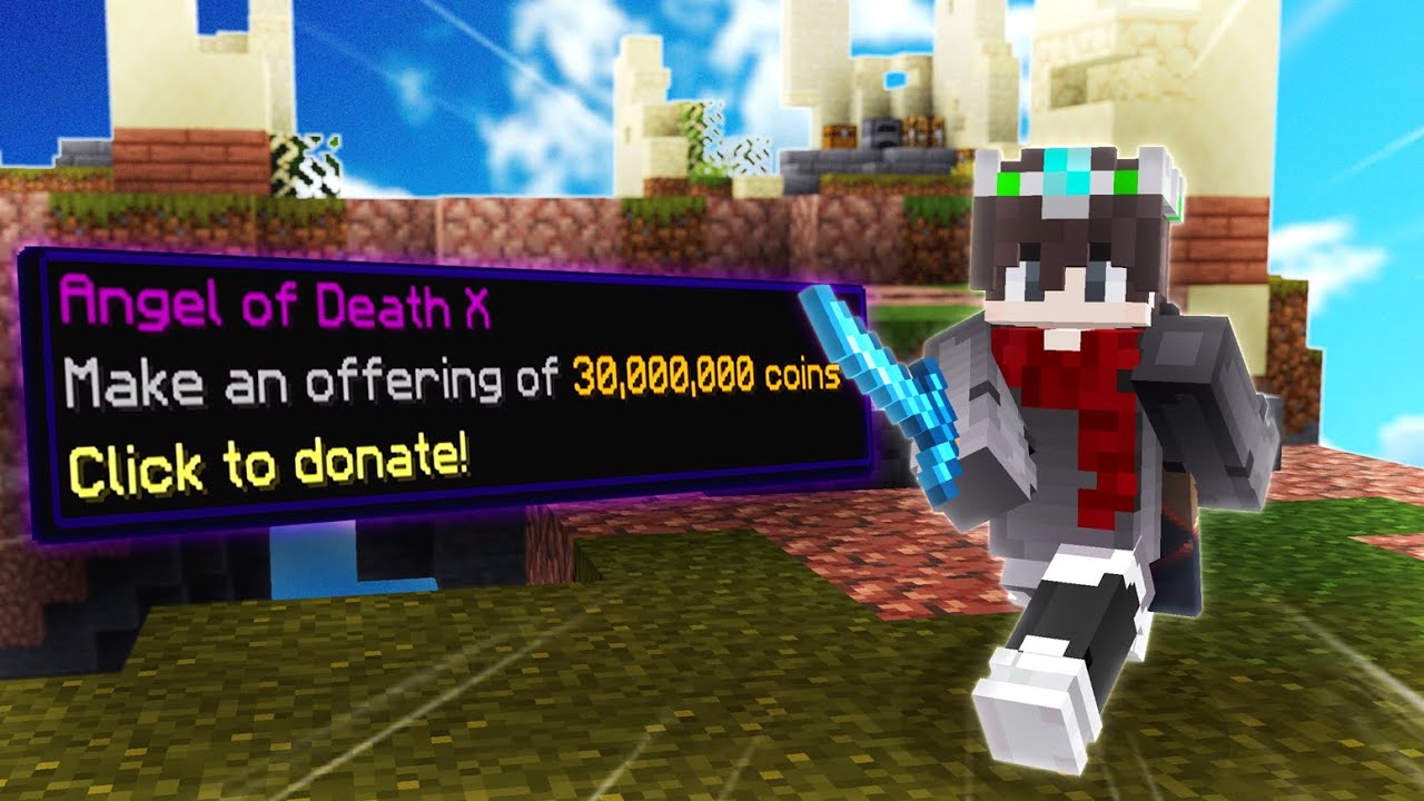 Buying Angel of Death X! - Hypixel Skywars - YouTube