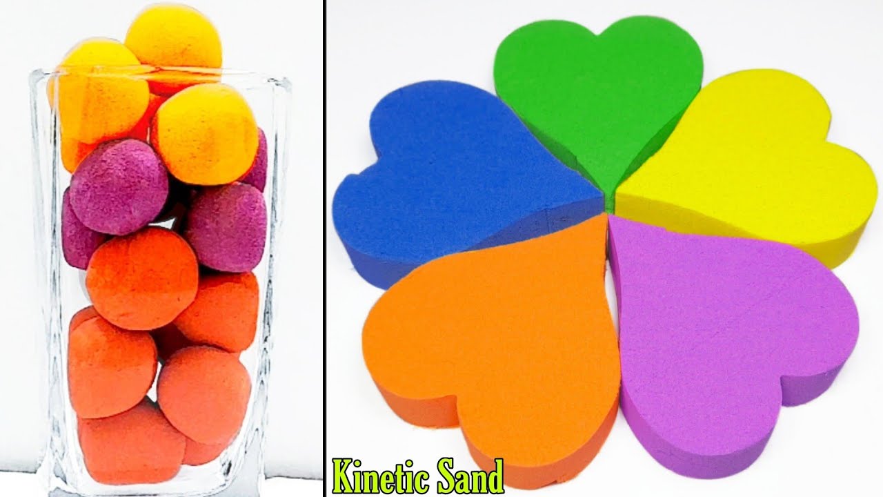 Kinetic Sand Cutting ASMR | Very Satisfying and Relaxing Kinetic Sand ...