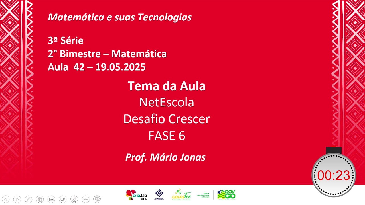 🔴 NOITE - MATEMÁTICA - 19.05.2025 - 3ª Série - AULA 2 - YouTube