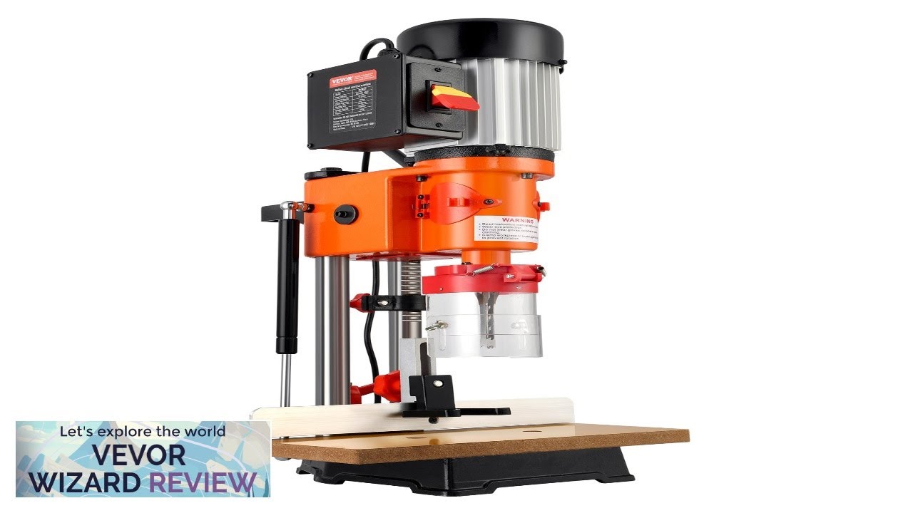 VEVOR Benchtop Mortise Machine 370W 1725 RPM Woodworking Mortising ...