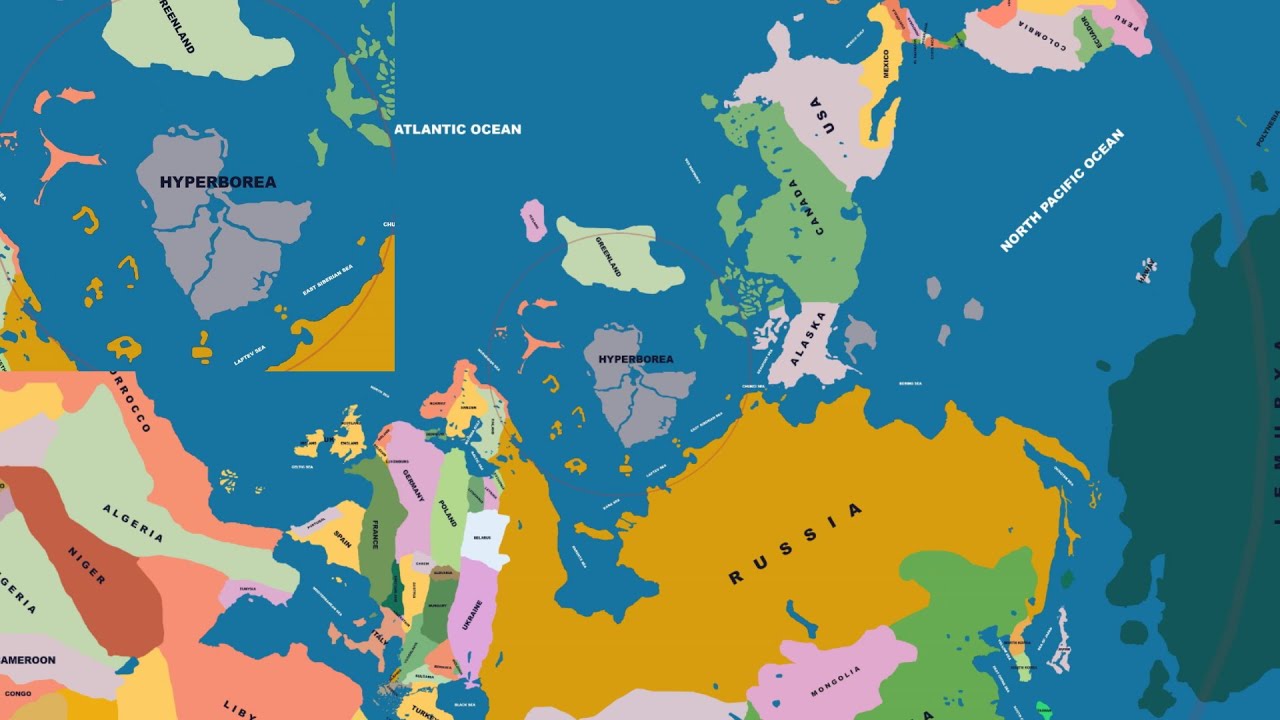 Cómo viajar emigrar a Hyperborea continente prohibido Tierra Nivel ...