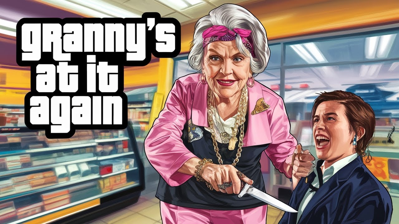 GRANNY'S SHOCKING Shop Robbery CAUGHT ON CAMERA! - YouTube