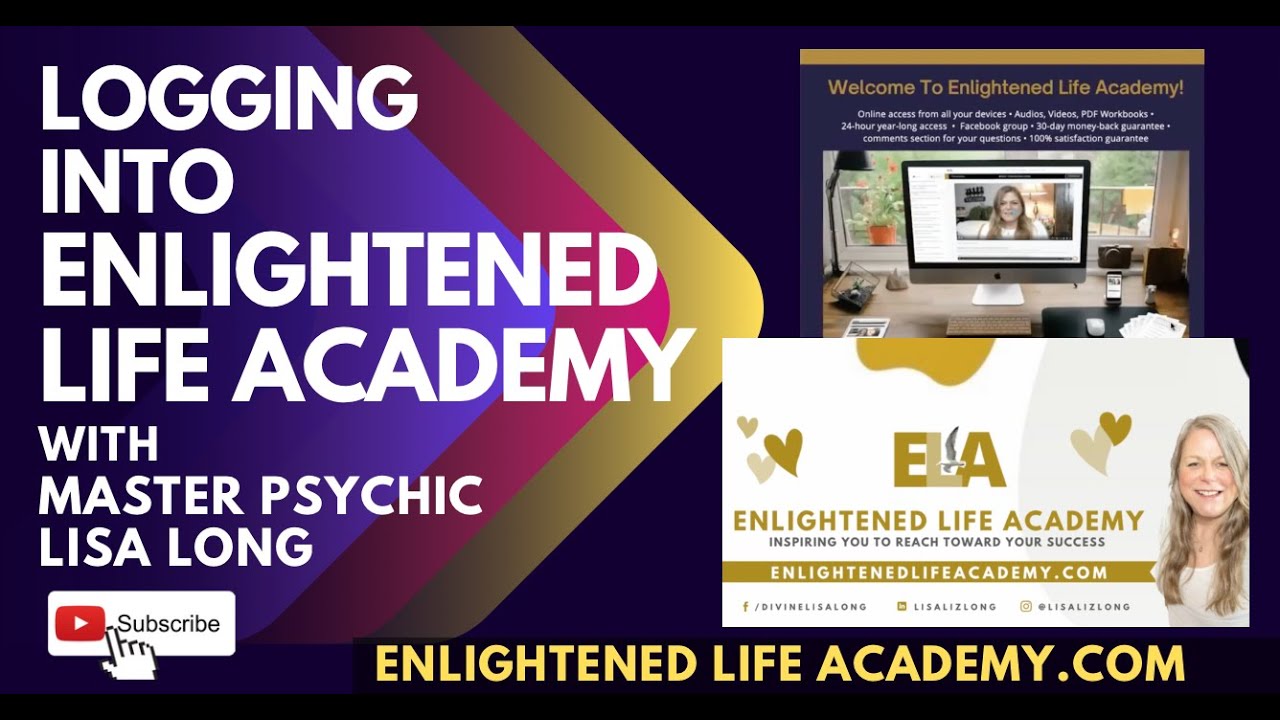 Logging Into Enlightened Life Academy - YouTube