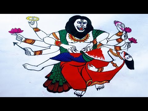 How to Draw Lord Narasimha || Narasimha Drawing || Narsingh Drawing ...