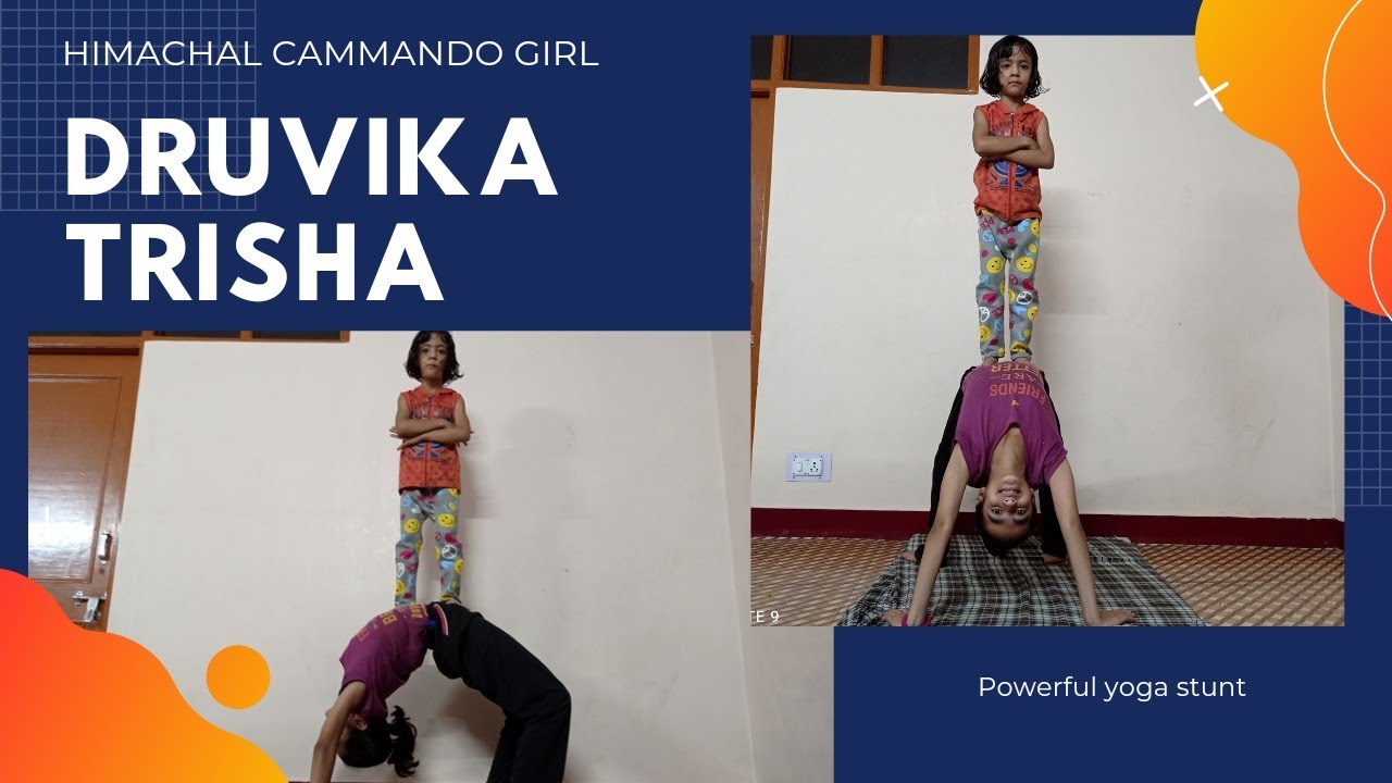 🙅‍♂️ Yoga stunt , Druvika thakur and Trisha thakur - YouTube