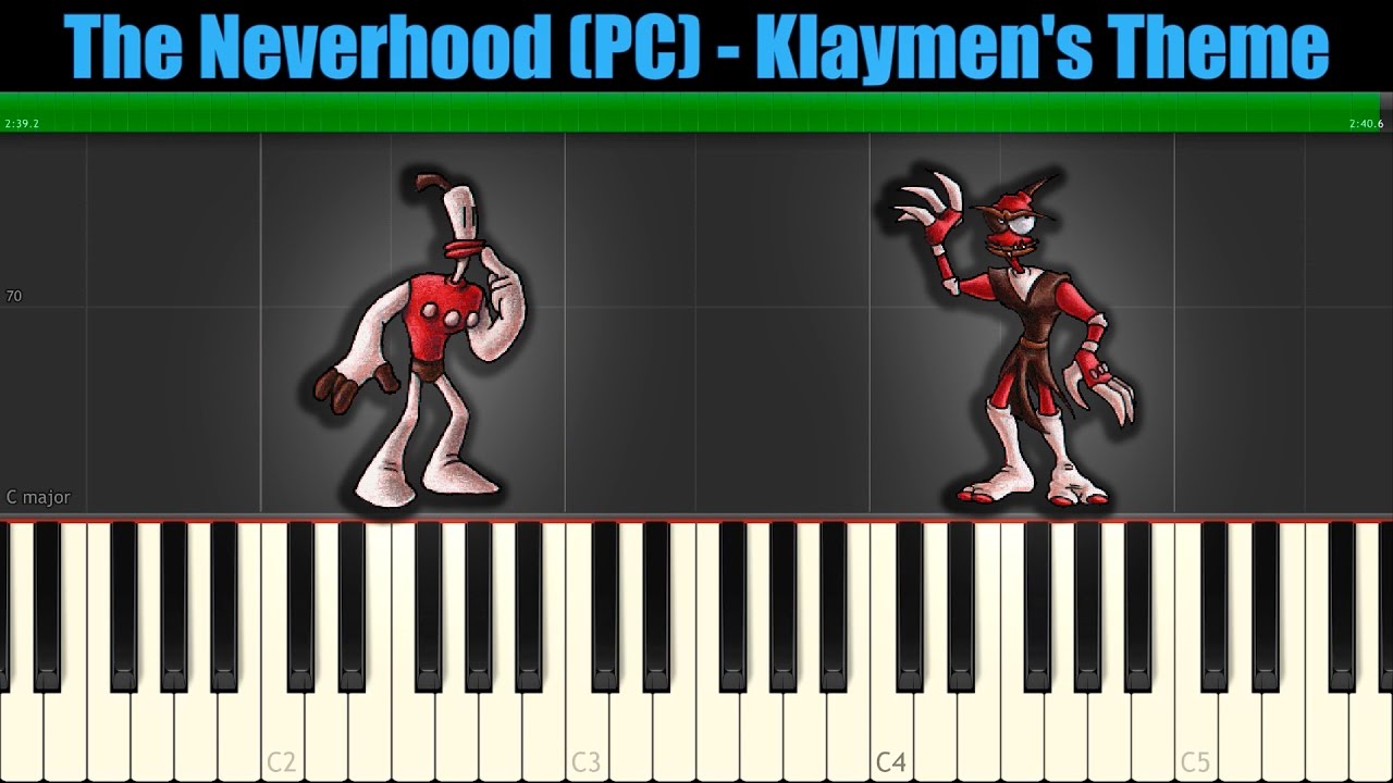 The Neverhood (PC) - Klaymen's Theme [УРОК PIANO SYNTHESIA] - YouTube