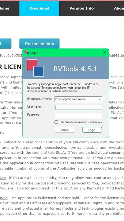 How to run RVTools - YouTube