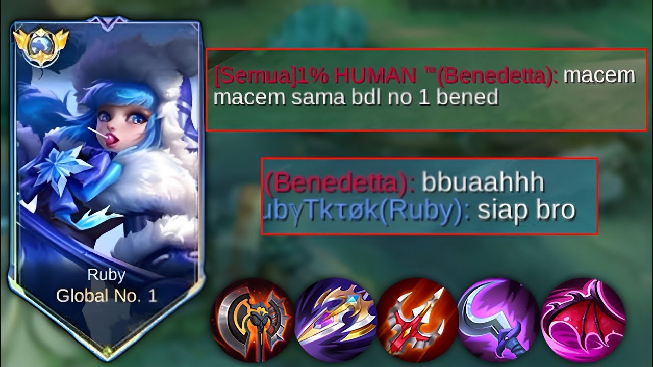 Ketika Top 1 Global Benedetta Terlalu Tengil Di Depan Ruby! Endingnya Malu Sendiri - YouTube